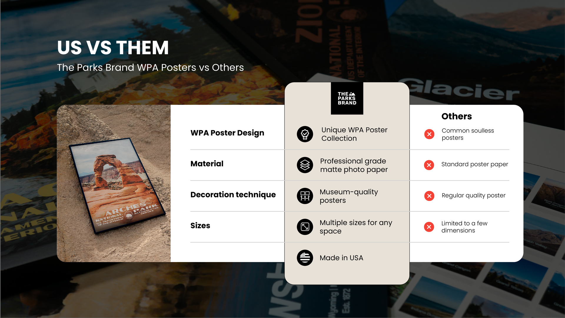 Zion National Park Poster WPA Style – The Parks Brand